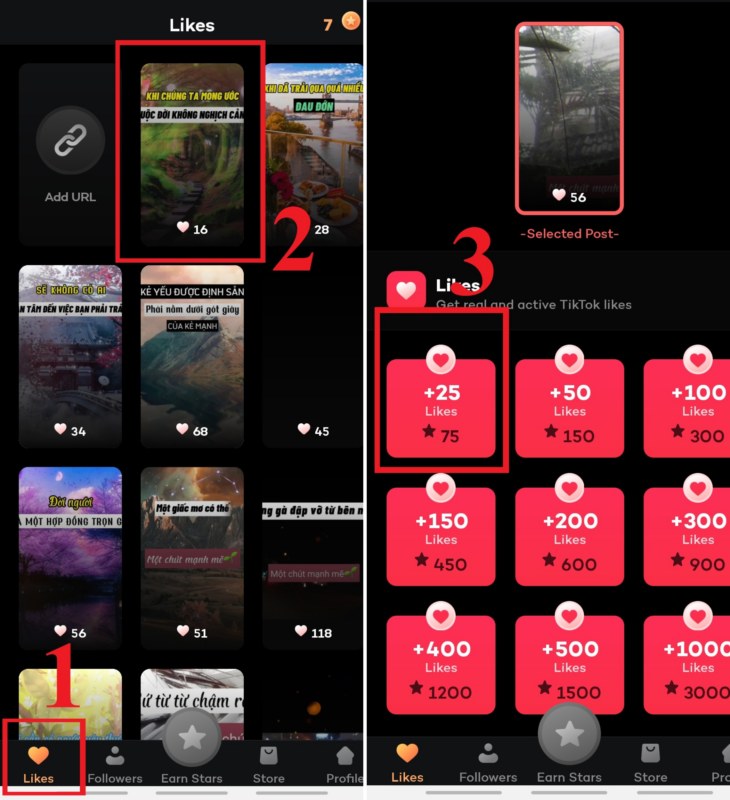 Top 17 App tăng Tim Tiktok được nhiều người sử dụng - 100Like