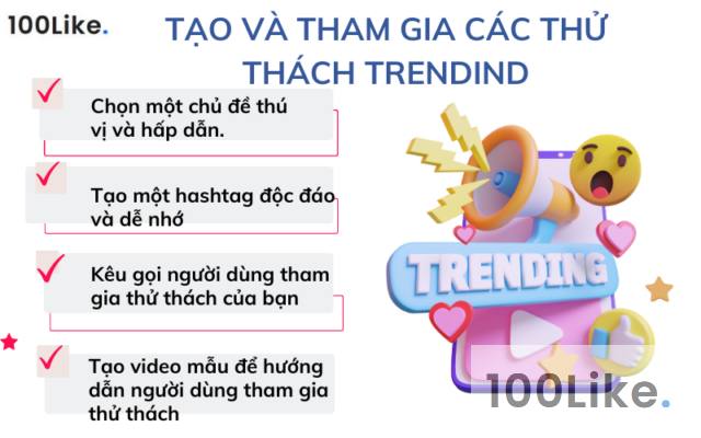 Làm sao để hot TikTok: Bí quyết thu hút triệu view và follow - 100Like