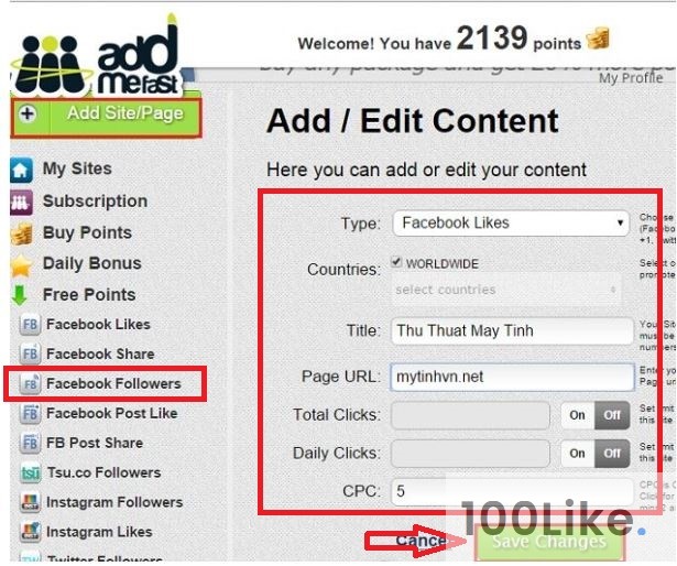 Top 10+ Web, App Auto người theo dõi Facebook miễn phí, an toàn nhất - 100Like