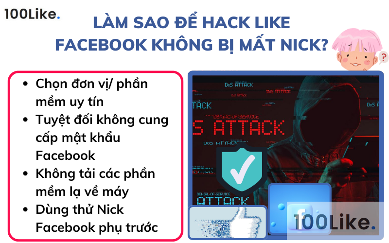 9 cách Hack Like Facebook trên máy tính hiệu quả - 100Like