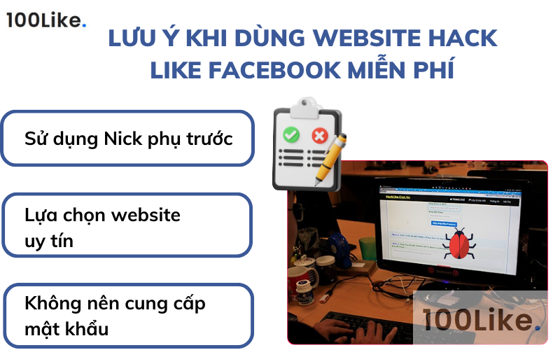 Website Hack Like Facebook miễn phí có thể bạn chưa biết - 100Like