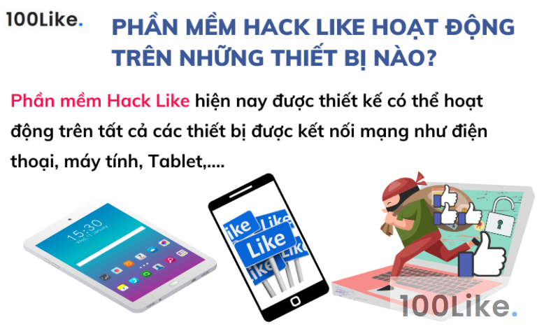 9 phần mềm Hack Like an toàn, uy tín hiện nay - 100Like