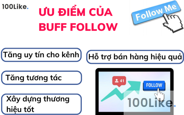 Buff Follow là gì? Dịch vụ Buff Follow chất lượng năm 2024 - 100Like