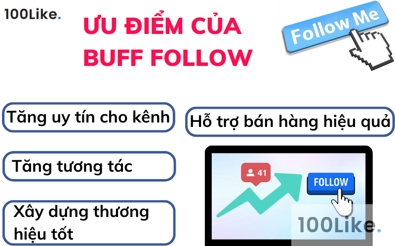 Buff Follow là gì? Dịch vụ Buff Follow chất lượng năm 2024 - 100Like