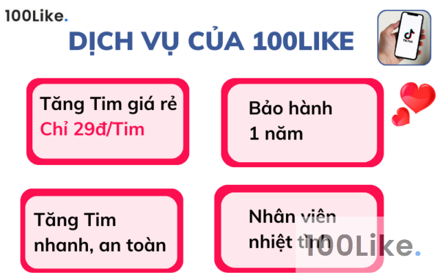 Cách đăng Tiktok được nhiều Tim mới nhất 2024 - 100Like
