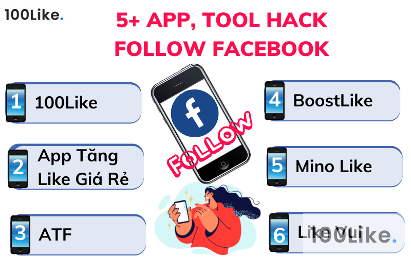 5+ App, Tool Hack Follow Facebook