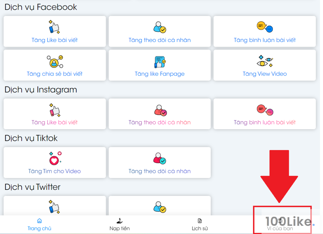 10 Web Hack Like uy tín, tăng Like hiệu quả - 100Like