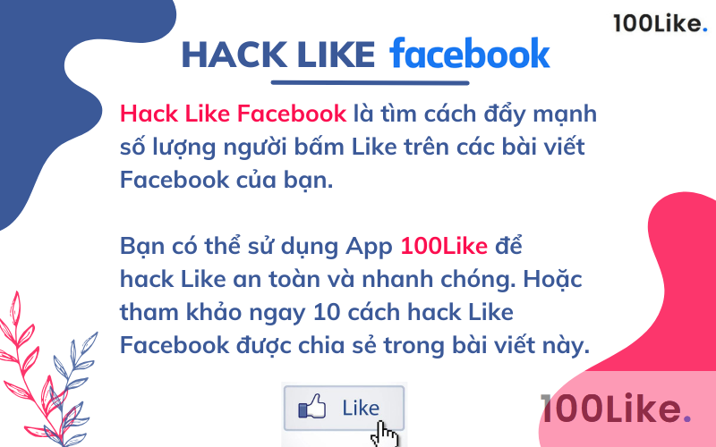 10 cách hack Like Facebook cực hiệu quả và an toàn - 100Like