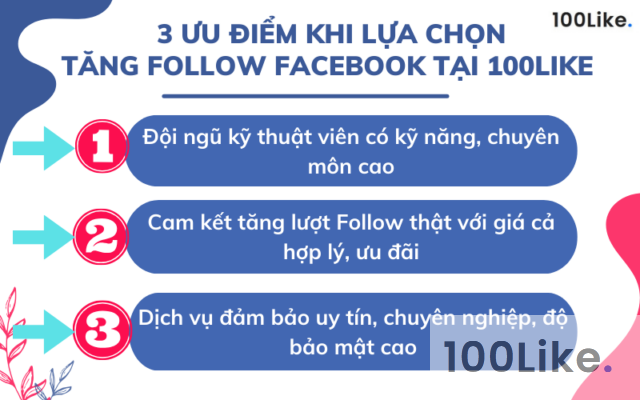 Hướng dẫn 12 cách tăng Follow Facebook hiệu quả 100% - 100Like