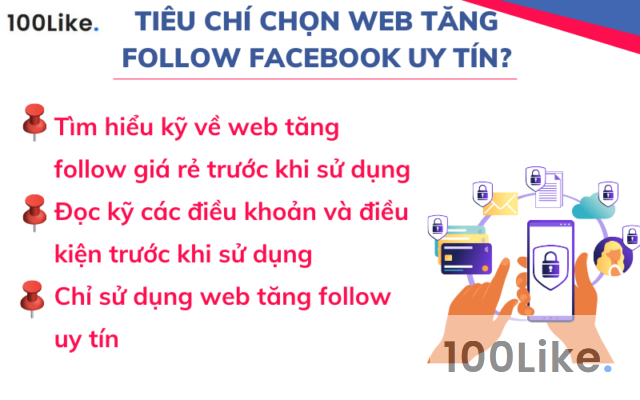 TOP 7 trang web tăng follow FACEBOOK giá rẻ nhất hiện nay - 100Like