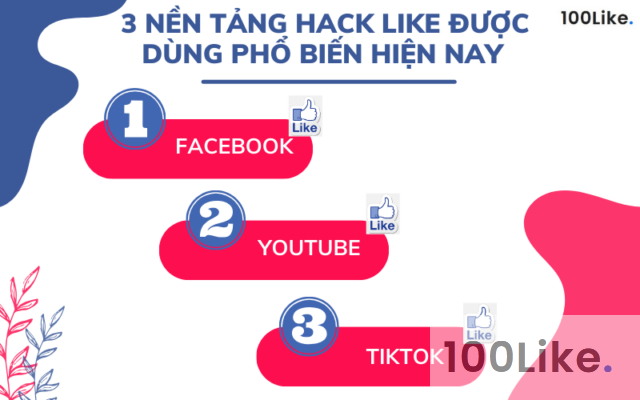 Chia sẻ 4 cách hack Like nhanh và an toàn 2024 - 100Like